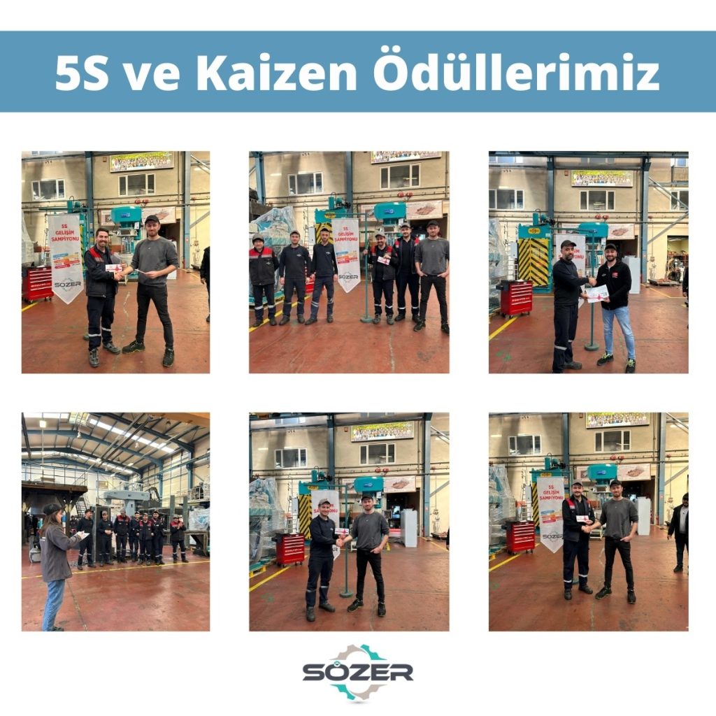 5S ve Kaizen ödüllerimiz yeni sahiplerini bulmaya devam ediyor. - Sözer ...